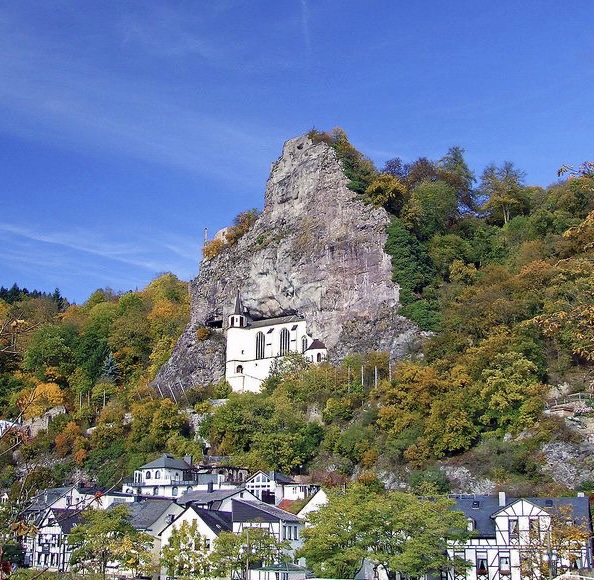 An iconic landmark, the Felsenkirche of Idar-Oberstein • European ...