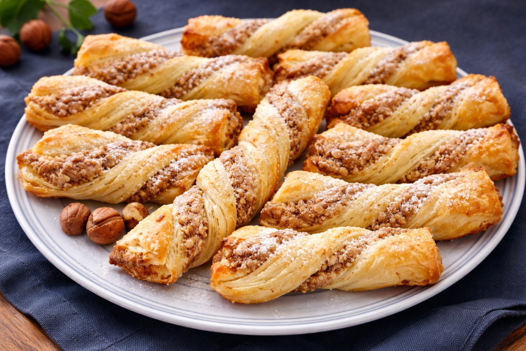 Easy Nutty Puff Pastry Twists • European Cuisine, Culture & Travel©